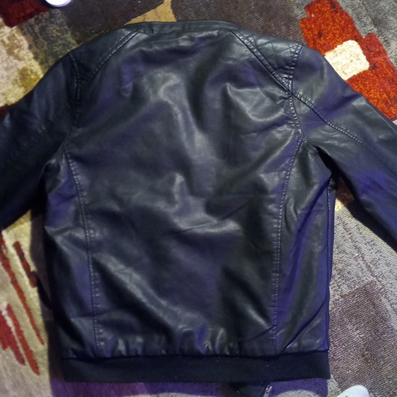 Refinery Republic | Jackets & Coats | Large Black Leather Bomber Jacket ...
